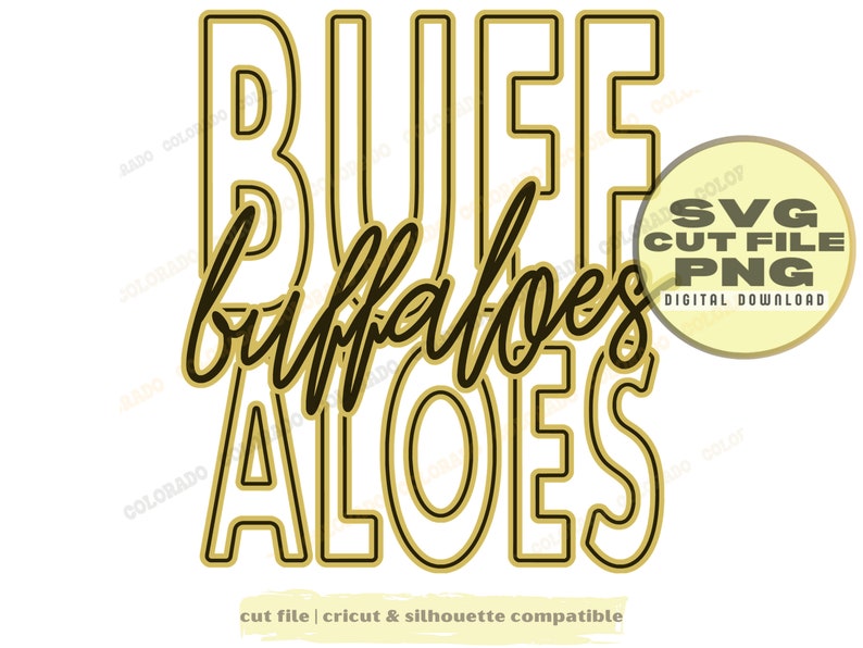 Buffaloes SVG Png Eps Dxf Cricut Svg Buffalo Football Game Day, Prime ...