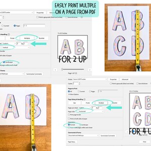 Checker Alphabet Bundle, Alpha Doodle Letters Png, Printable Checkered ...