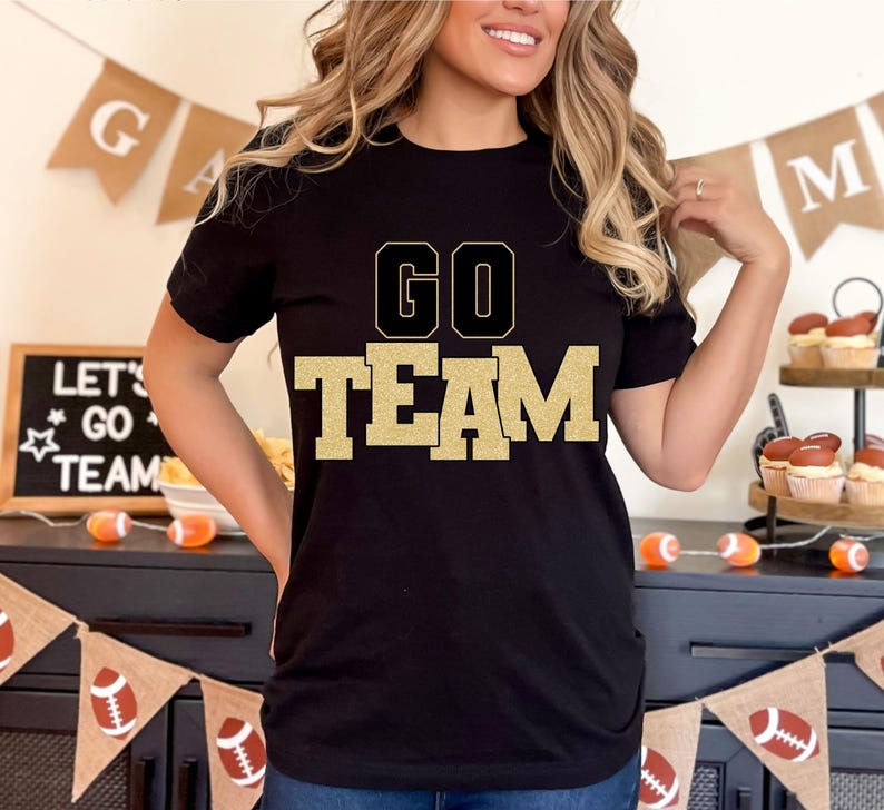 Varsity Alphabet Bundle PNG & Numbers, Black Gold Doodle Font, Faux ...