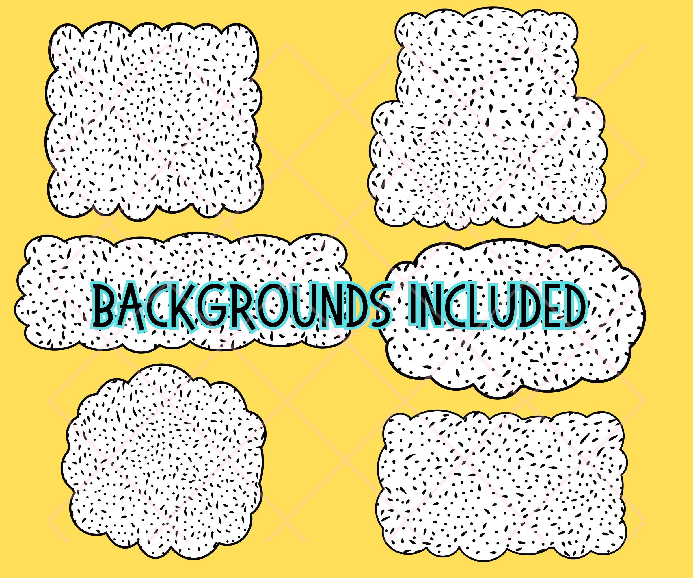 Checker Alphabet Bundle, Alpha Doodle Letters Png, Printable Checkered ...