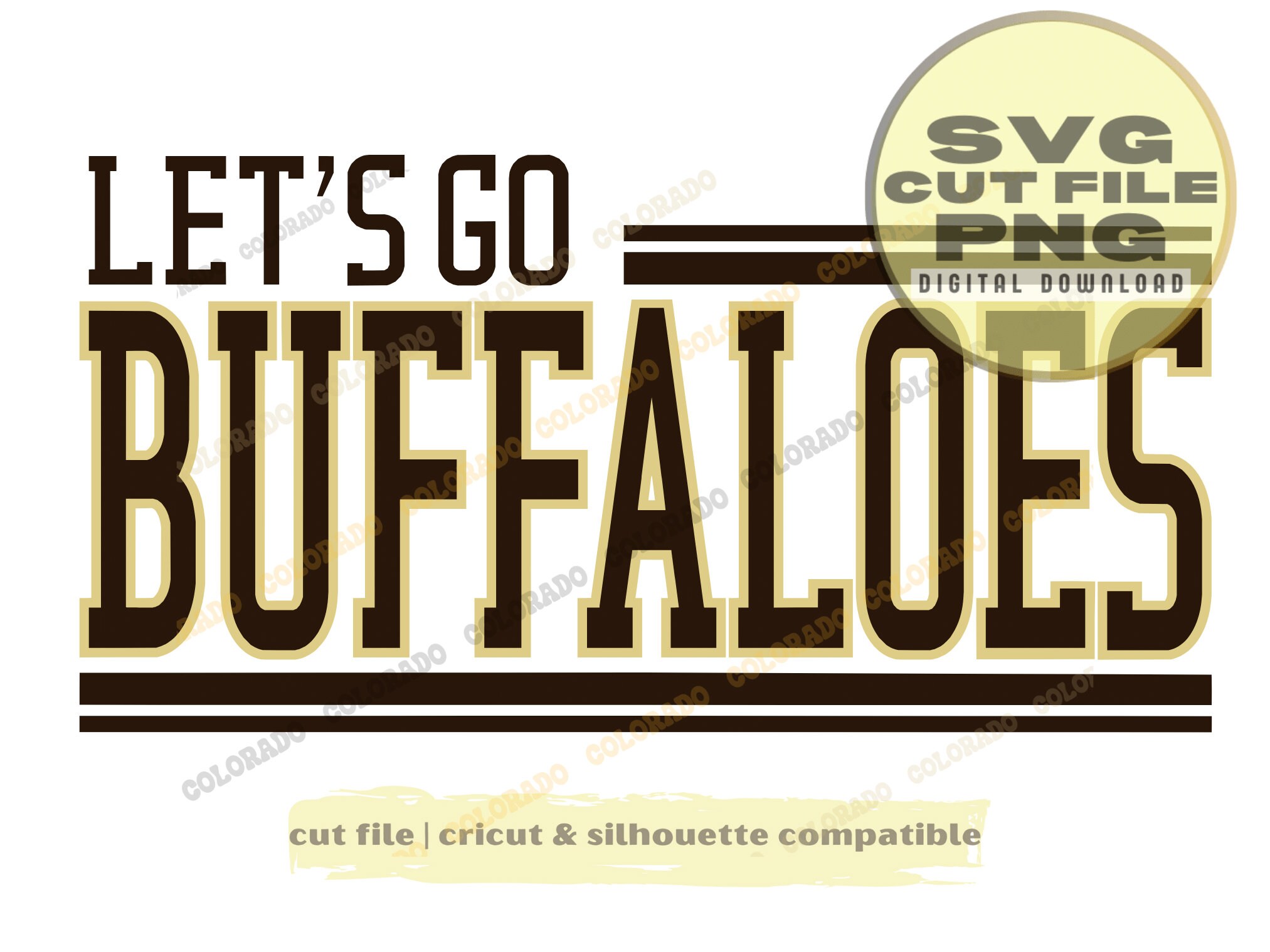 Buffaloes SVG Png, Cricut Design, Football Game Day, Tail Gate Shirt ...