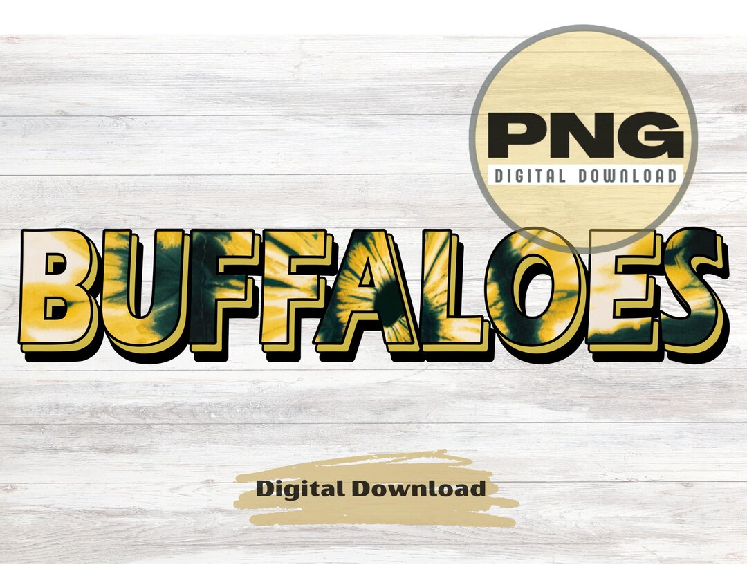 Buffaloes SVG Png Tie Dye Buffalo Football Game Day, School Fan Gear ...