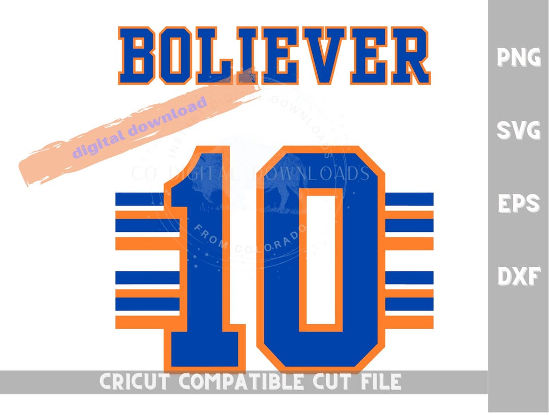 Denver Boliever Svg Png Mile High Eps Dxf Colorado Svg Believer, Denver ...