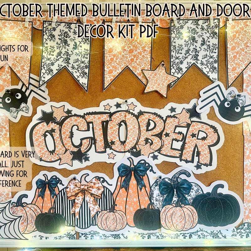 Halloween Classroom Door - Etsy