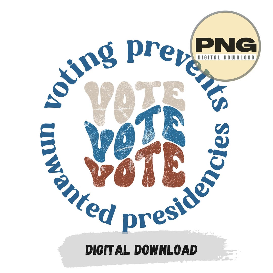 Vote Png Svg for Sublimation & Cricut, Cute Vote Shirt, Ballot Election ...