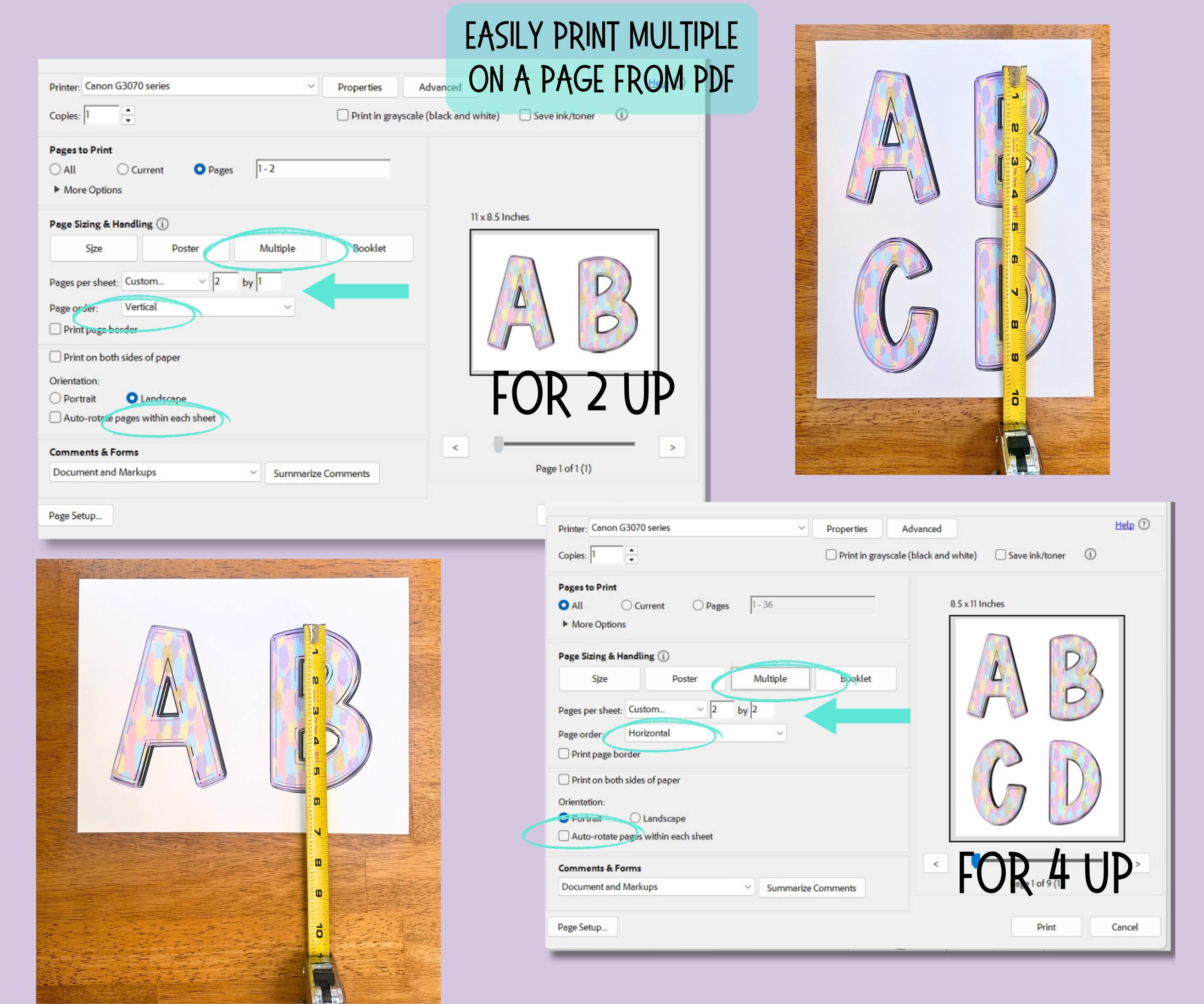 Colorful Preppy Alphabet Bundle PNG, Upper Lowercase, Alpha Doodle Pack ...