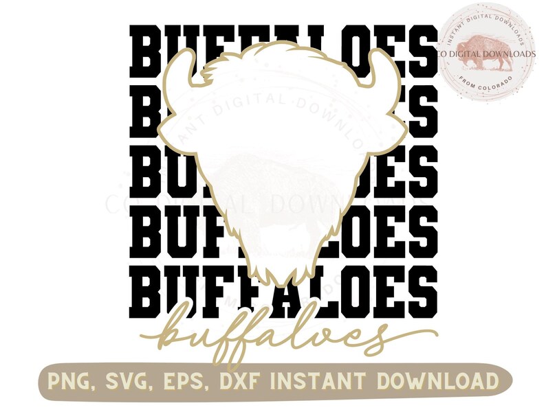 Buffaloes SVG Png Eps Dxf Cricut Svg Buffalo Football Game Day, Prime ...