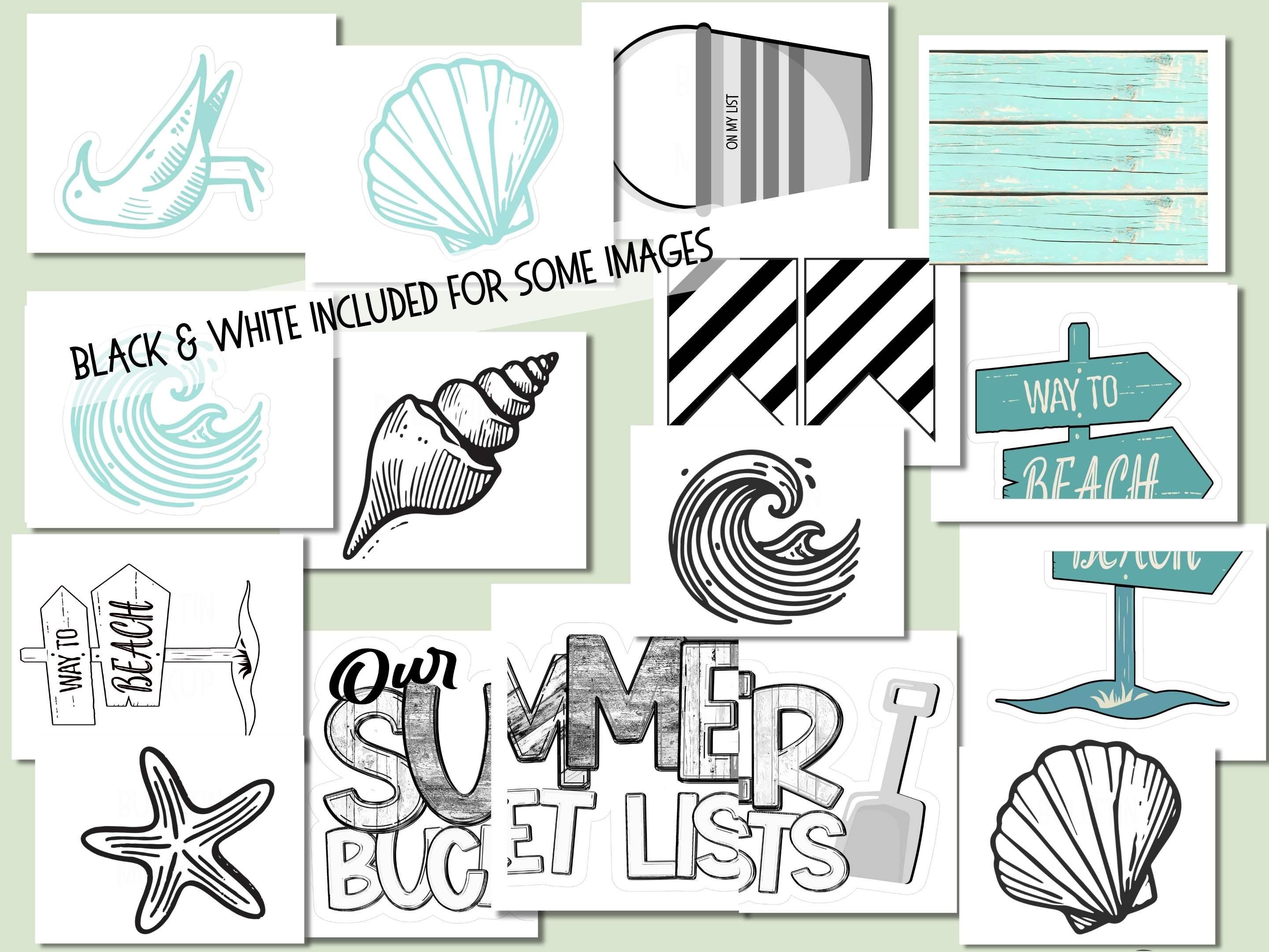 Summer Bulletin Board Kit PDF JPG, Bucket List Classroom Decoration ...