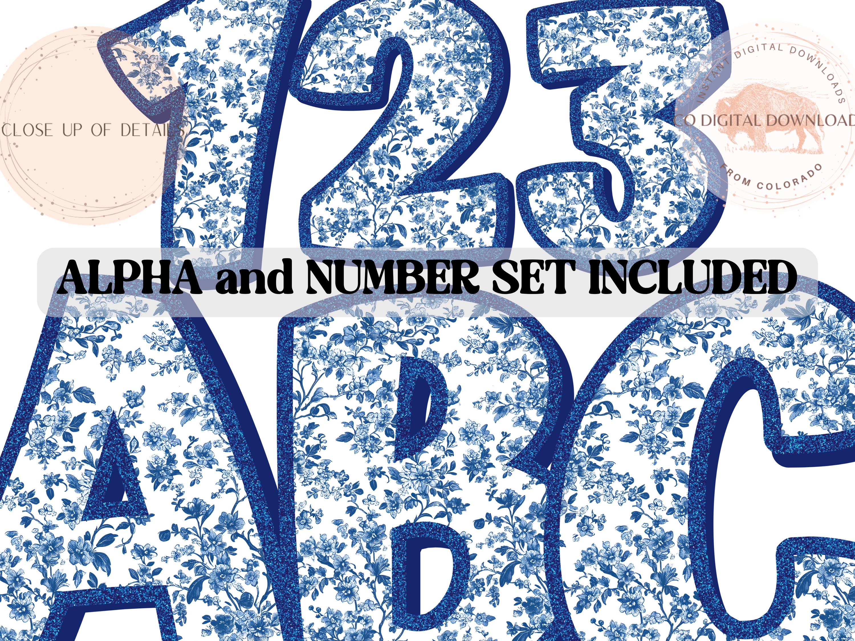 Spring Bulletin Board Kit Bundle, French Toile Theme, Blue Doodle ...