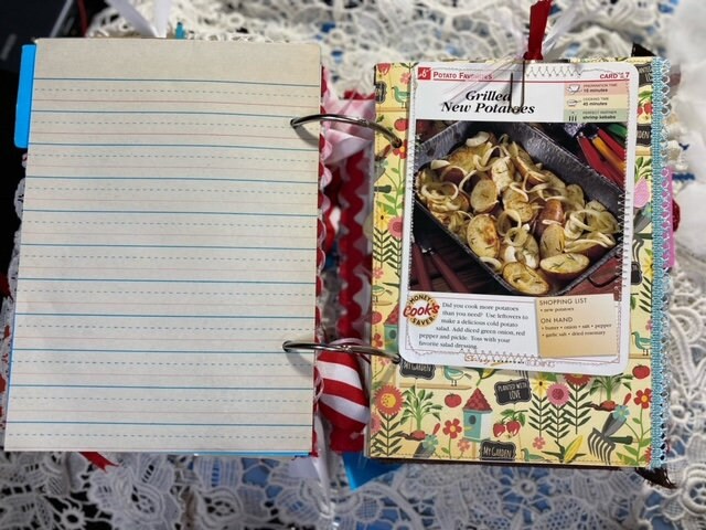 Handmade Recipe Junk Journal - Etsy