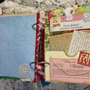 Handmade Recipe Junk Journal - Etsy