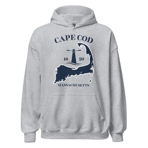 Cape Cod Massachusetts Hoodie, the Cape Sweatshirt, Beach Shirt, Ocean ...