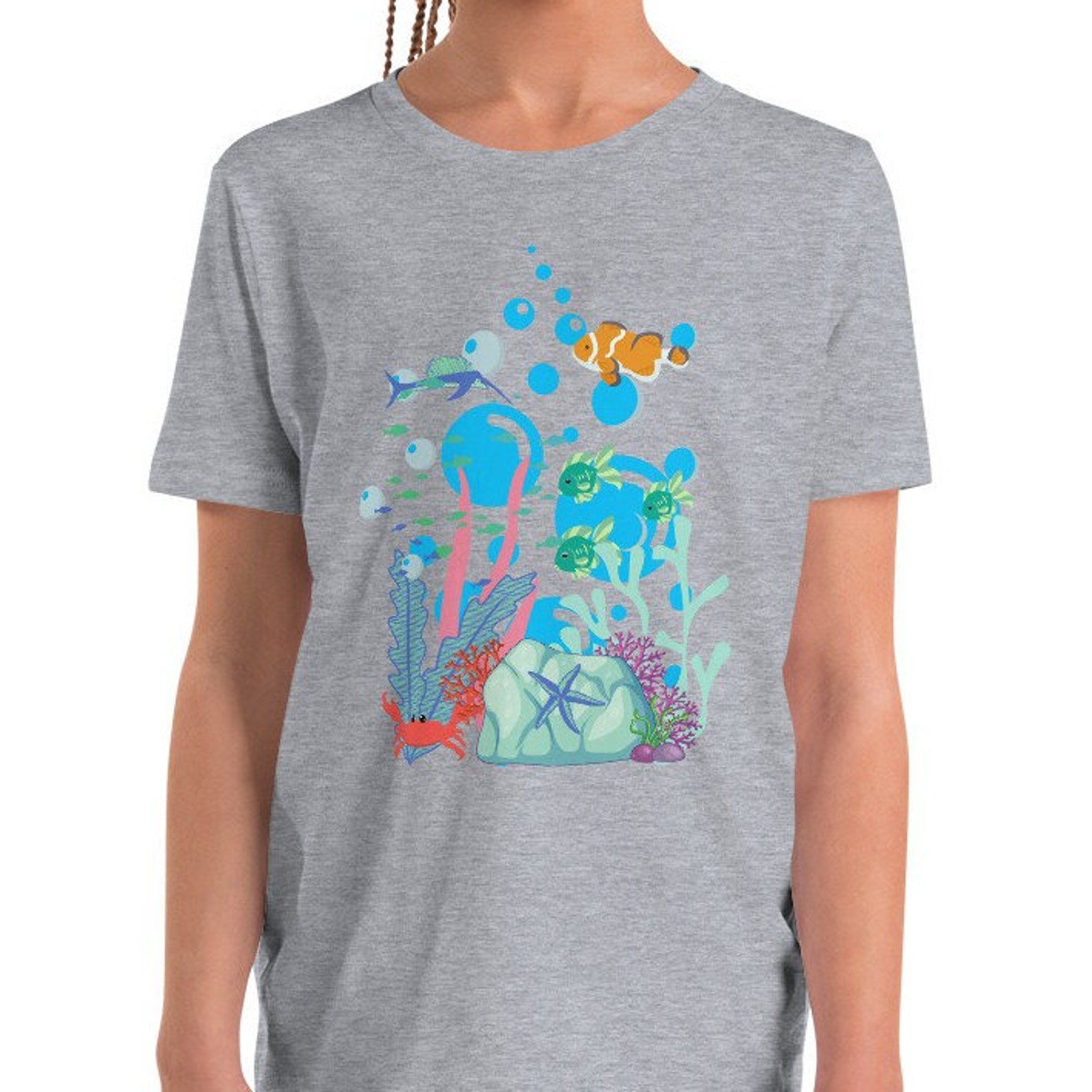 Underwater Shirt for Kids, Ocean Animals Shirt, Sea Creatures Shirt ...