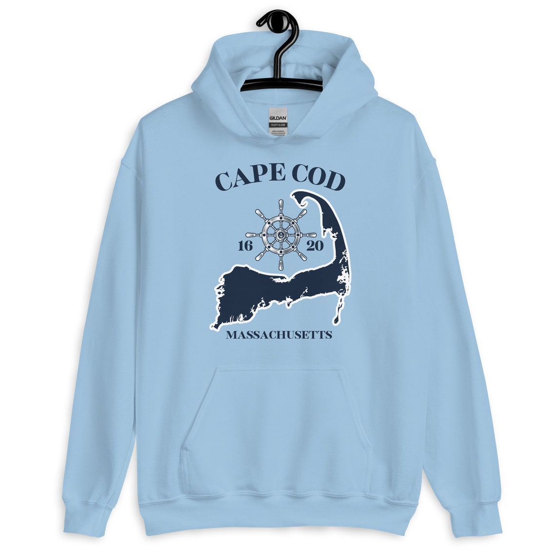 Cape Cod Massachusetts Hoodie, Nautical Hoodie, Ocean Hoodie, the Cape ...