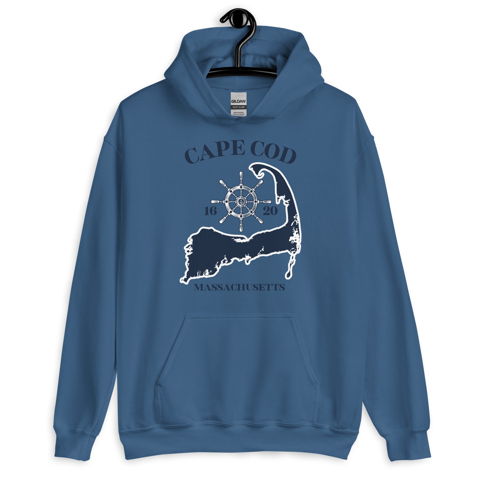 Cape Cod Massachusetts Hoodie, Nautical Hoodie, Ocean Hoodie, the Cape ...
