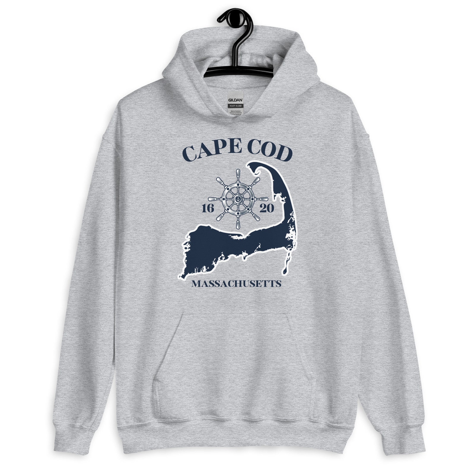Cape Cod Massachusetts Hoodie, Nautical Hoodie, Ocean Hoodie, the Cape ...