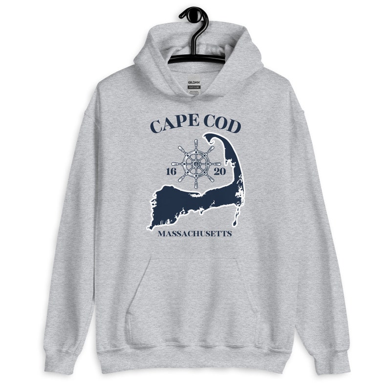 Cape Cod Massachusetts Hoodie, Nautical Hoodie, Ocean Hoodie, the Cape ...