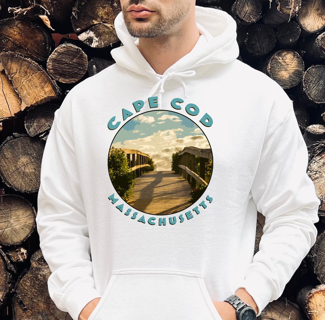 Cape Cod Massachusetts Hoodie, Sandwich Boardwalk Sweatshirt, Fall ...