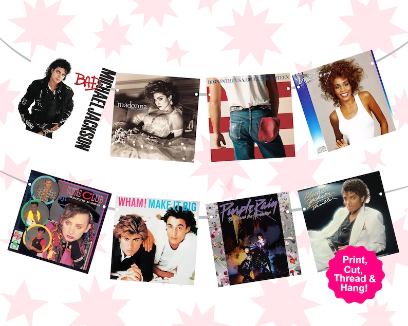 80s Party Banner 80s Party Decorations 80s Party Decor - Etsy