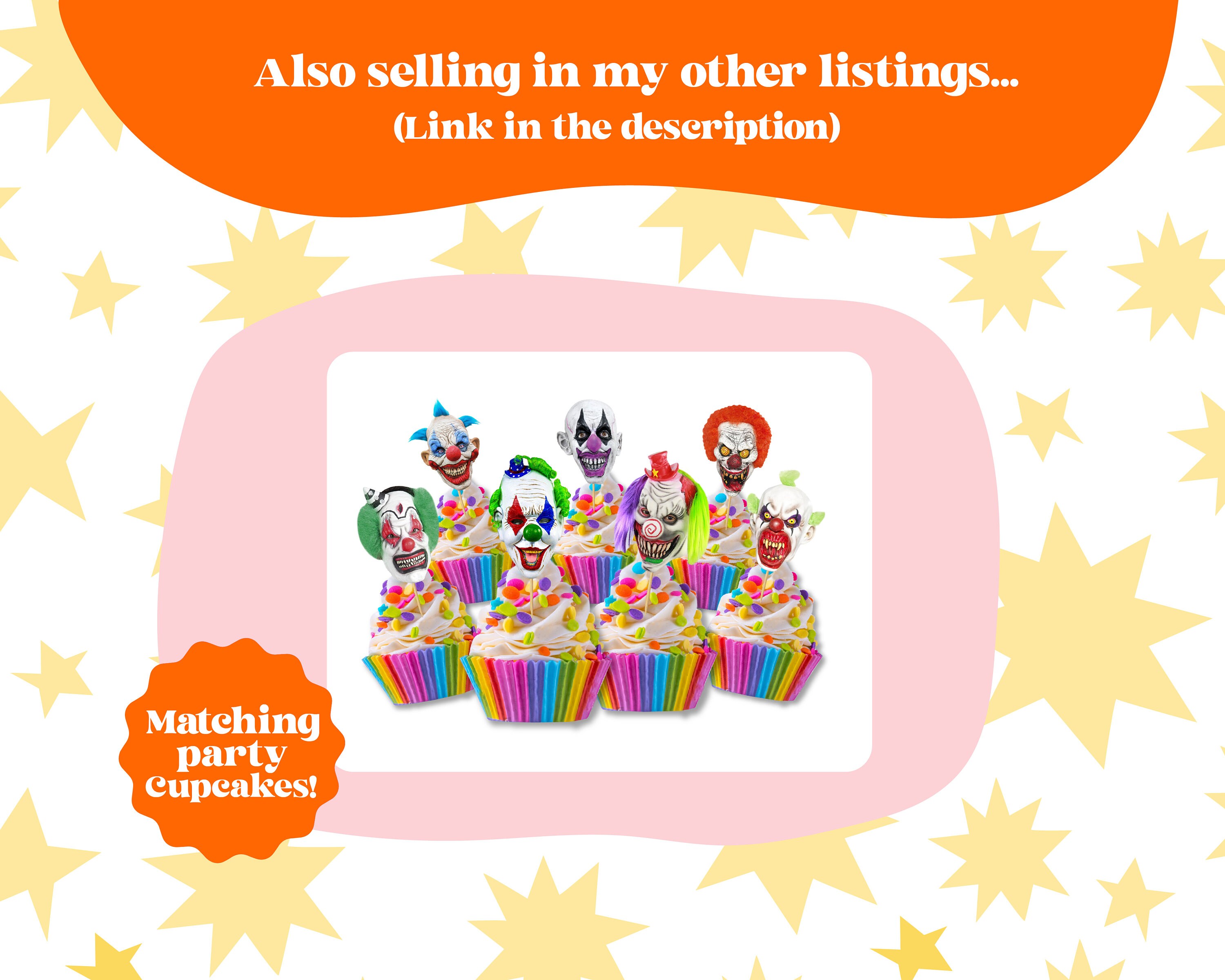 Killer Clowns Banner Halloween Banner Horror Party - Etsy