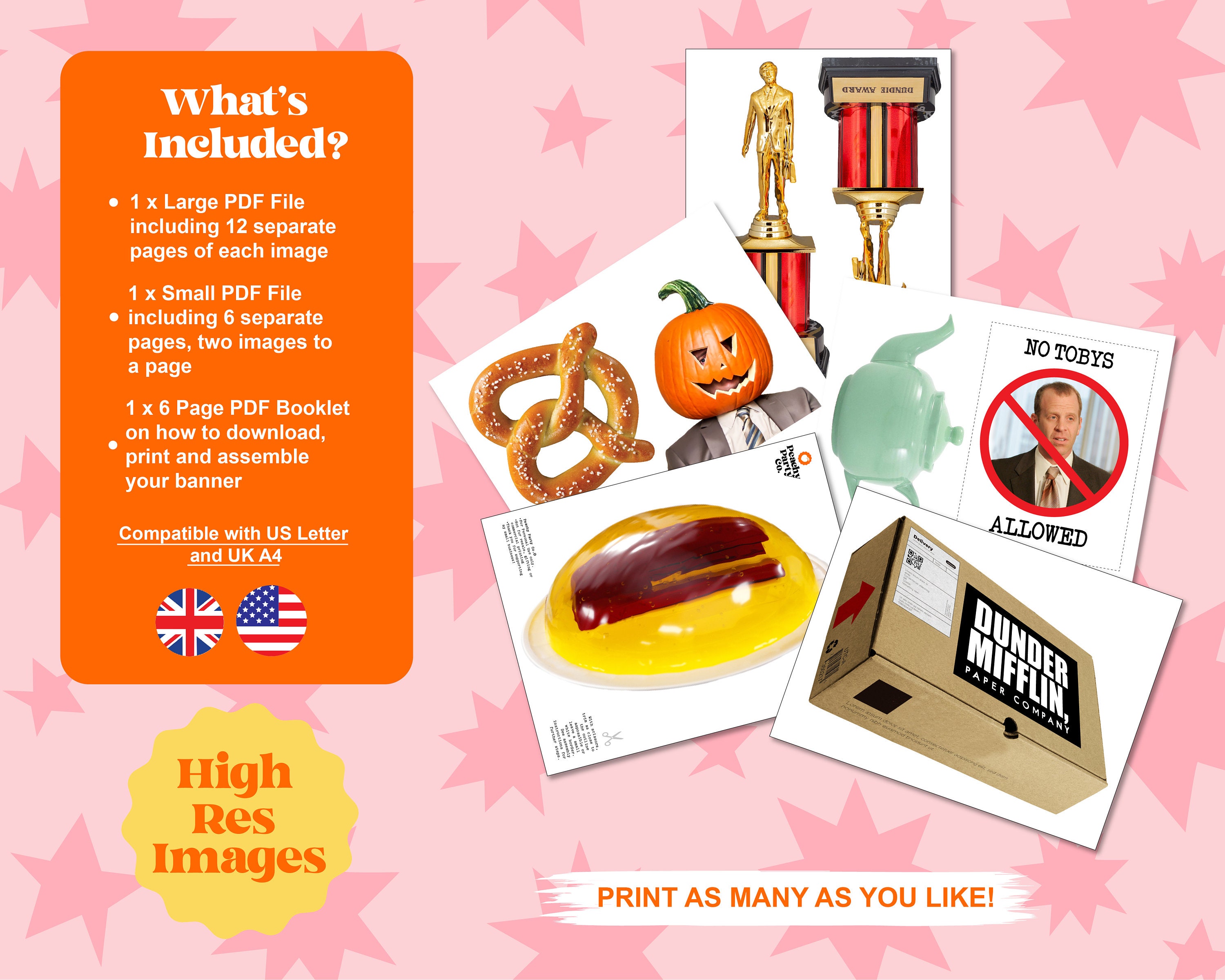 The Office Banner the Office Decorations the Office Party - Etsy