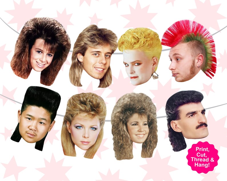 80s Hair 80s Party Banner 80s Party Decorations 80s Party - Etsy