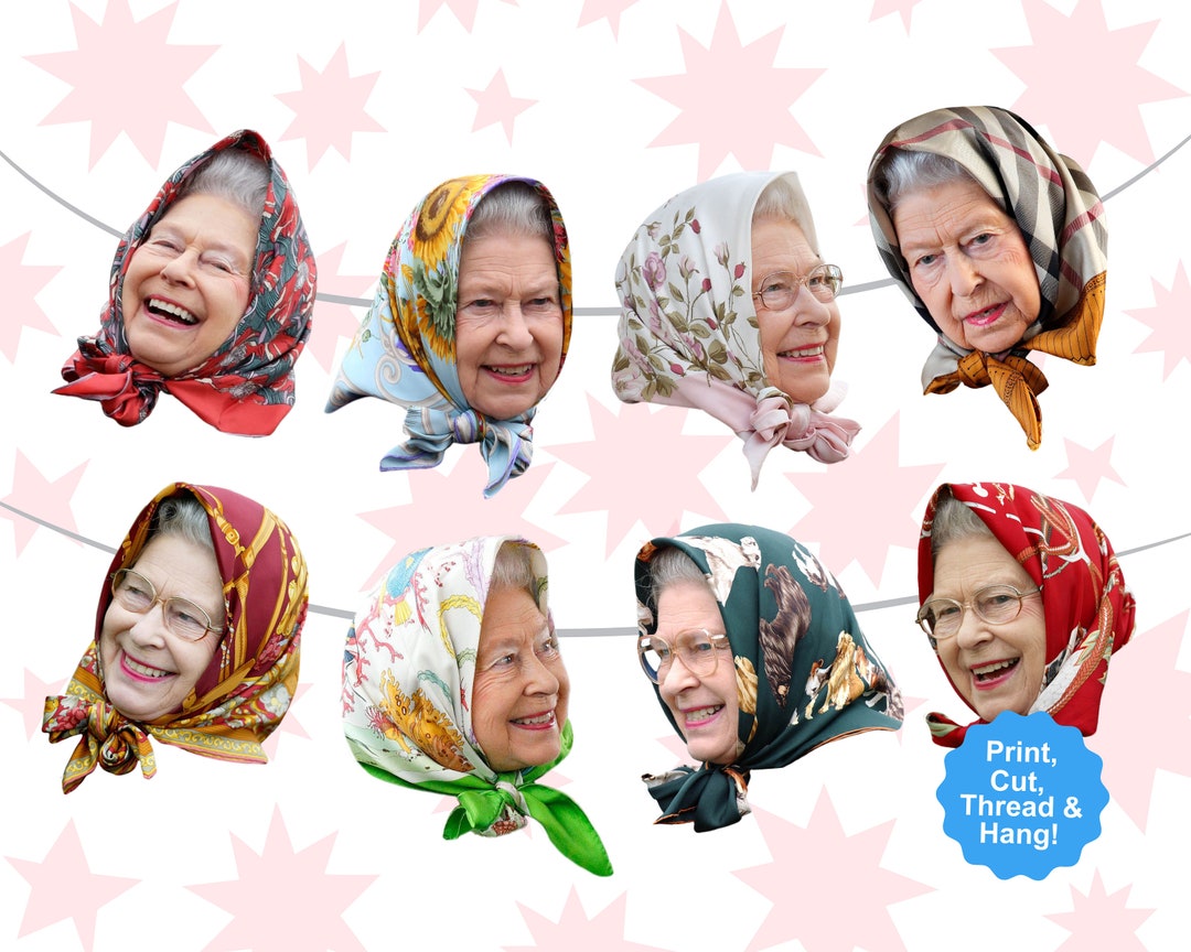 Queen Elizabeth Banner Queen Elizabeth Party Queen Elizabeth Funeral ...