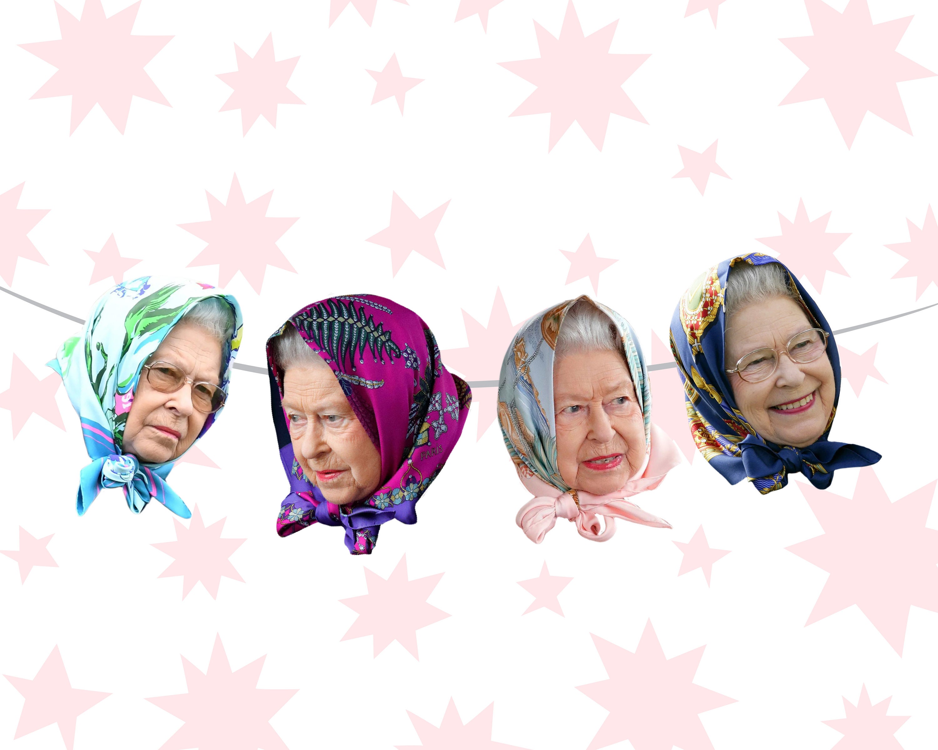 Queen Elizabeth Banner Queen Elizabeth Party Queen - Etsy