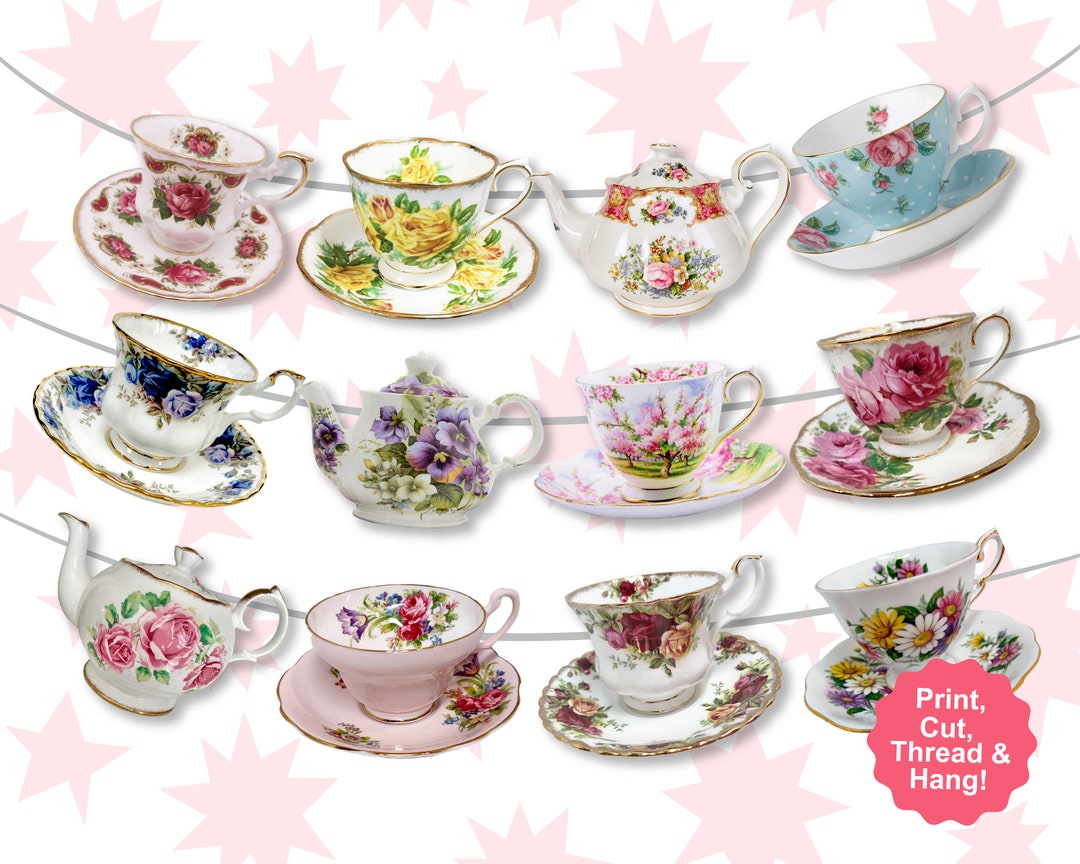 Tea Party Banner - High Tea Party - Tea Party Decorations - High Tea ...