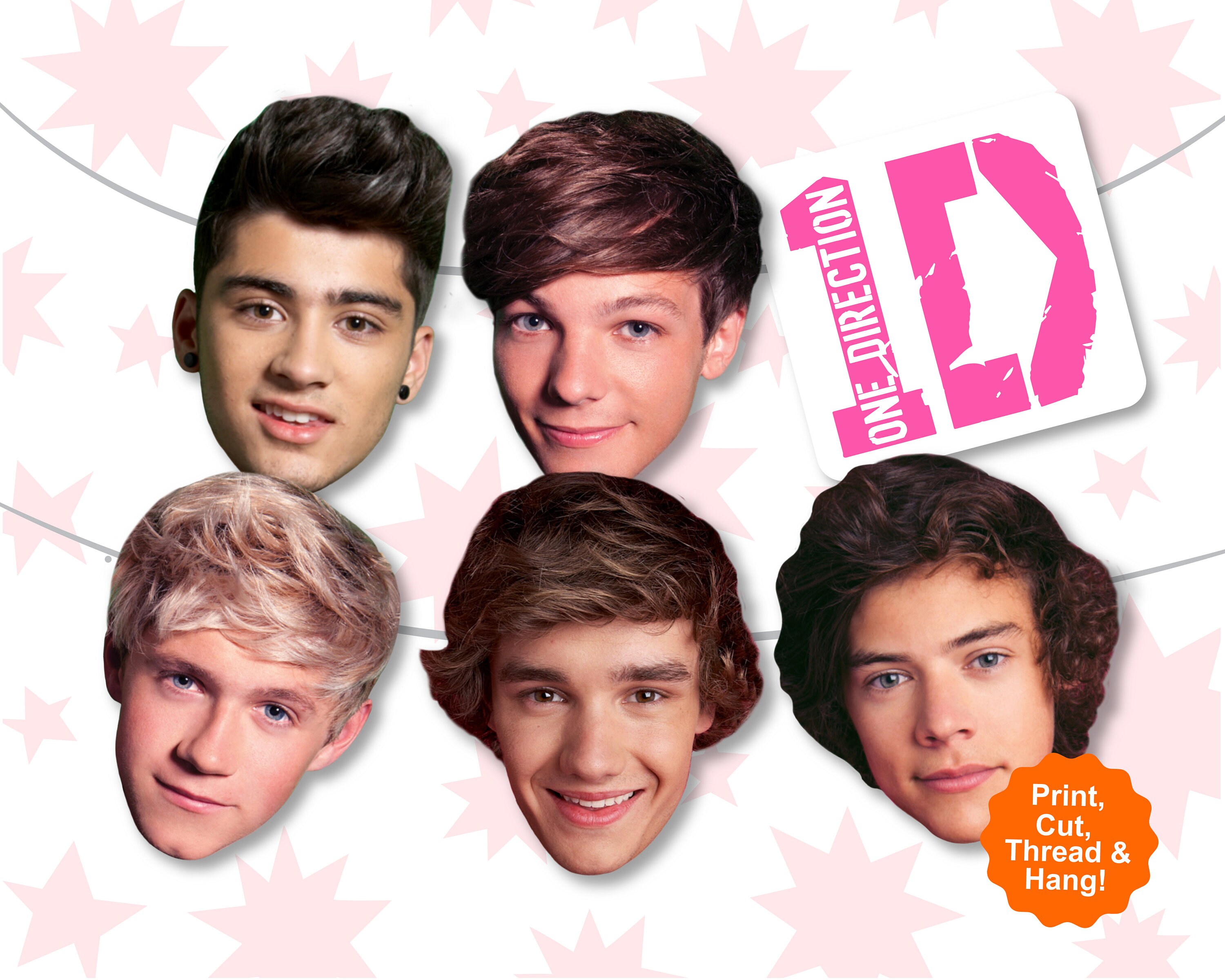 One Direction Birthday Invitation Templates