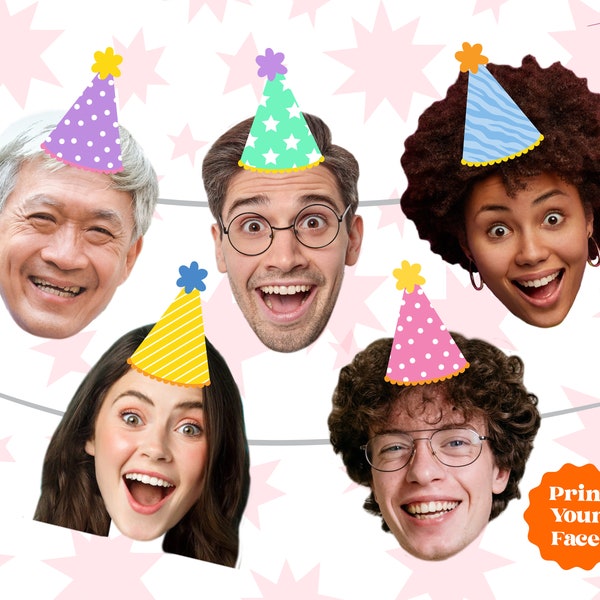 Custom Face Photo Banner - Etsy