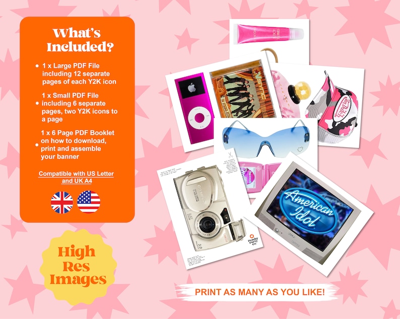 Y2K Party Banner Y2K Party Decorations Y2K Party Decor - Etsy UK