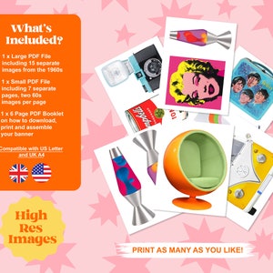 60s Party Banner - 60s Party Decorations - 60s Party Decor - 60s Party ...