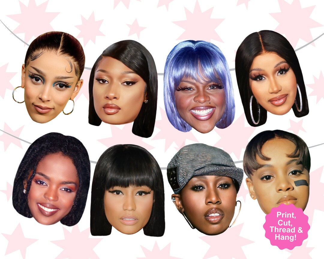 Girl Rappers Banner Rapper Party Banner Hip Hop Banner - Etsy