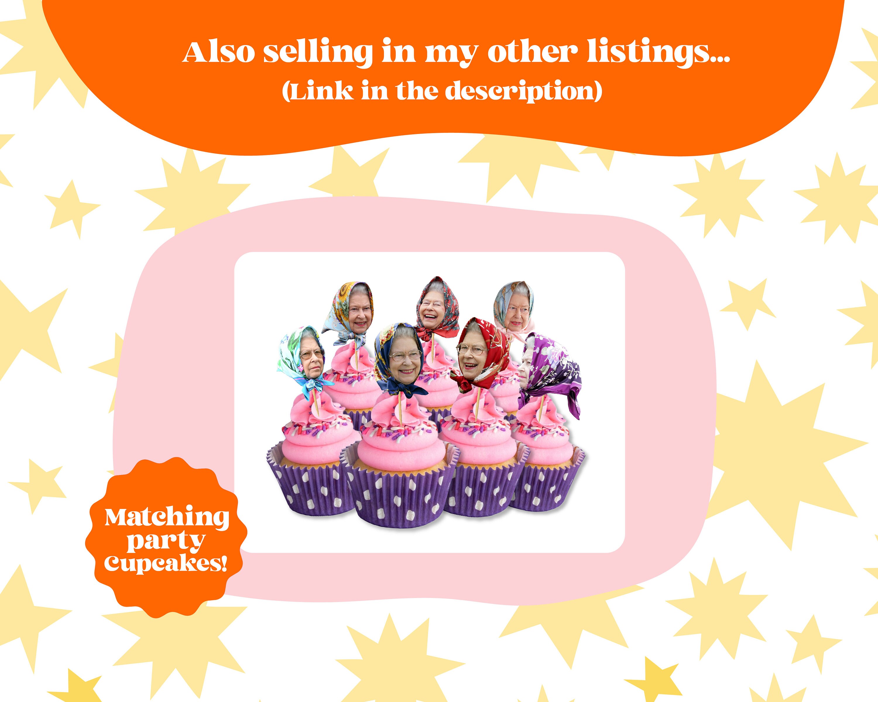 Queen Elizabeth Banner Queen Elizabeth Party Queen - Etsy