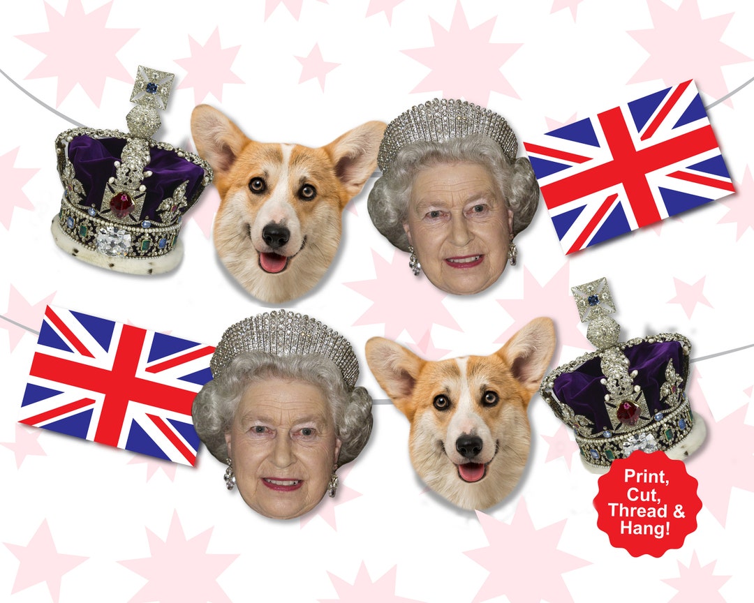 Queen Elizabeth Banner - Queen's Jubilee Banner - Queen's Jubilee Party ...