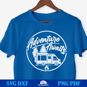 Adventure Awaits SVG | SVG Quotes Camping | Family Vacation Svg ...