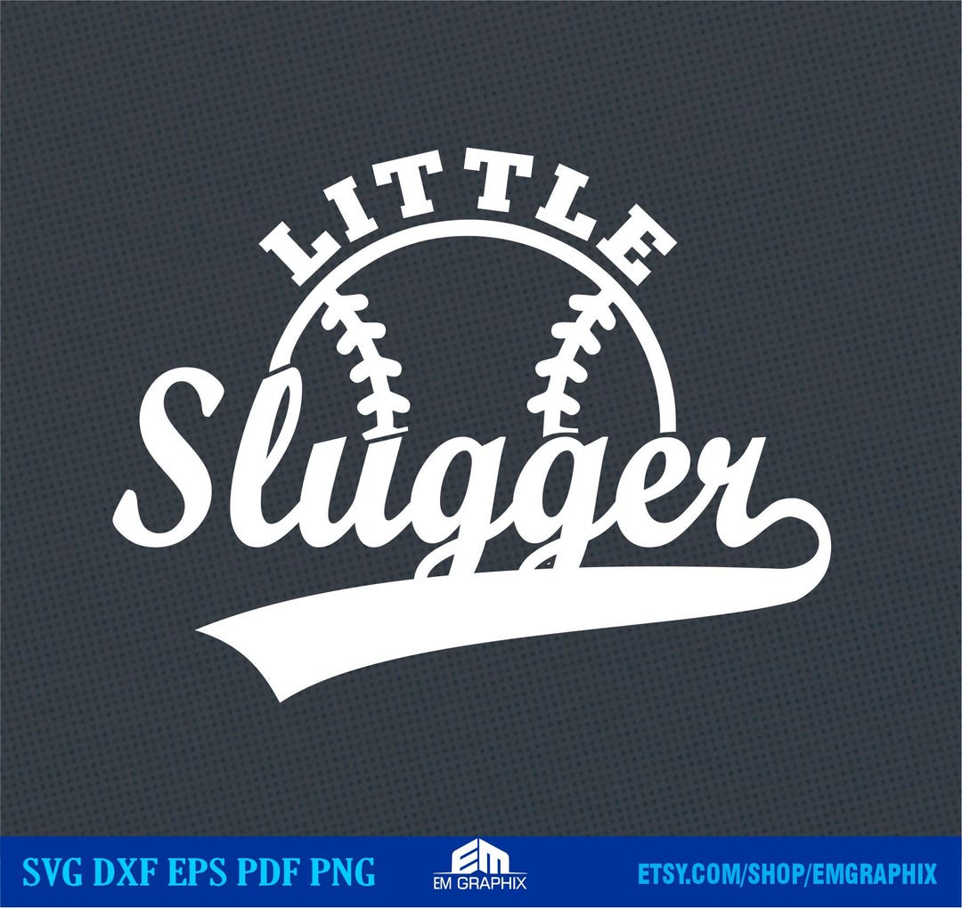 Little Slugger SVG PNG | Baseball Theme Birthday Shirt, Birthday Boy ...