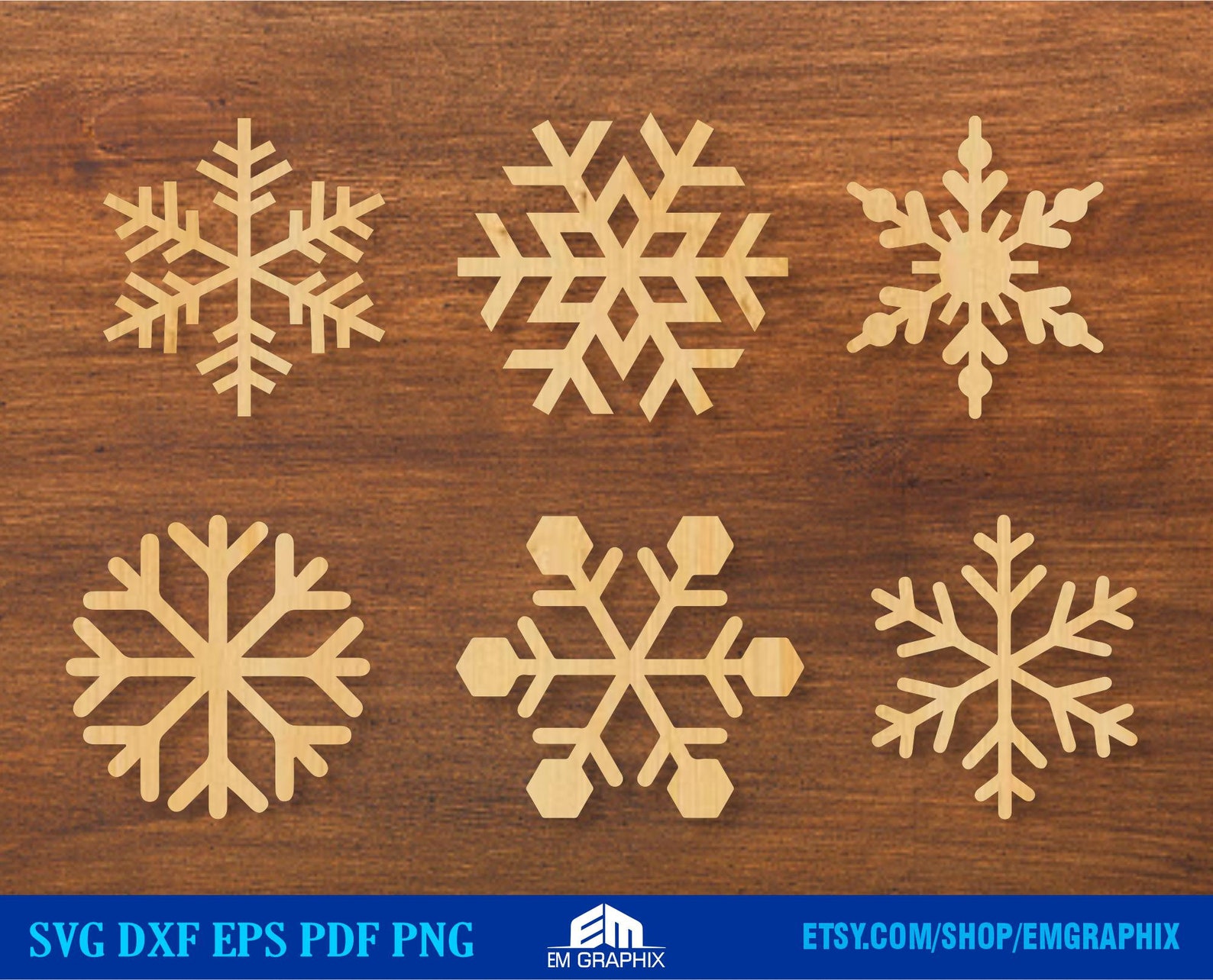 Snowflakes Svg Christmas Ornaments Svg Snowflake Cut Files - Etsy
