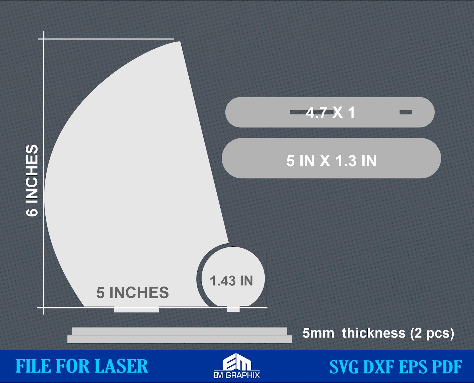 Plaque Award Shape With Base SVG Laser Cut Files Instant - Etsy