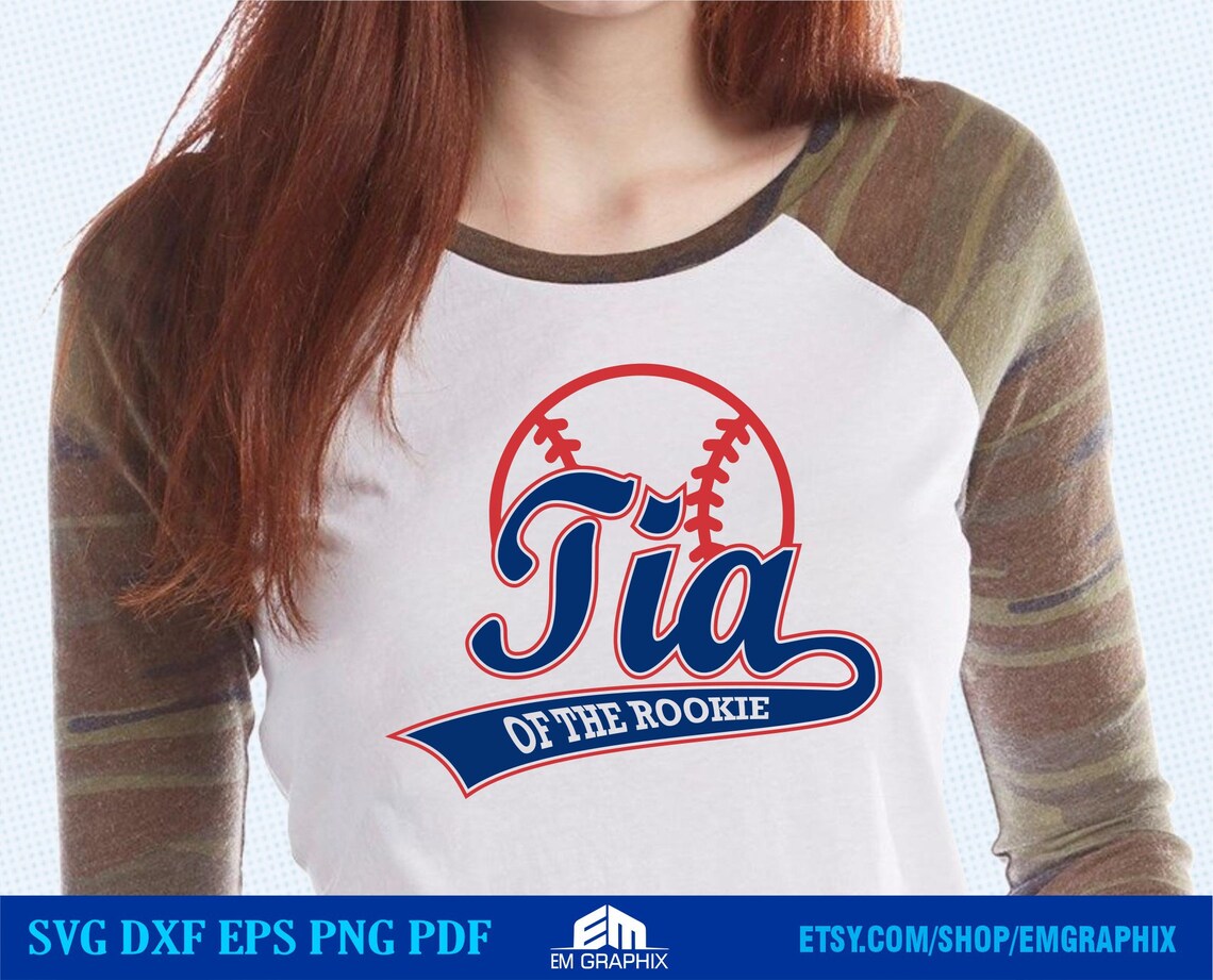 Baseball Family Rookie SVG: Tia, Tio, Birthday Cut Files (digital ...