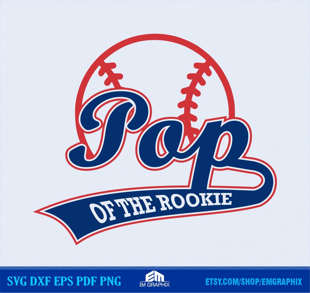 Pop of the Rookie of the Year Svg Png, Pop Baseball Shirt, Family of ...