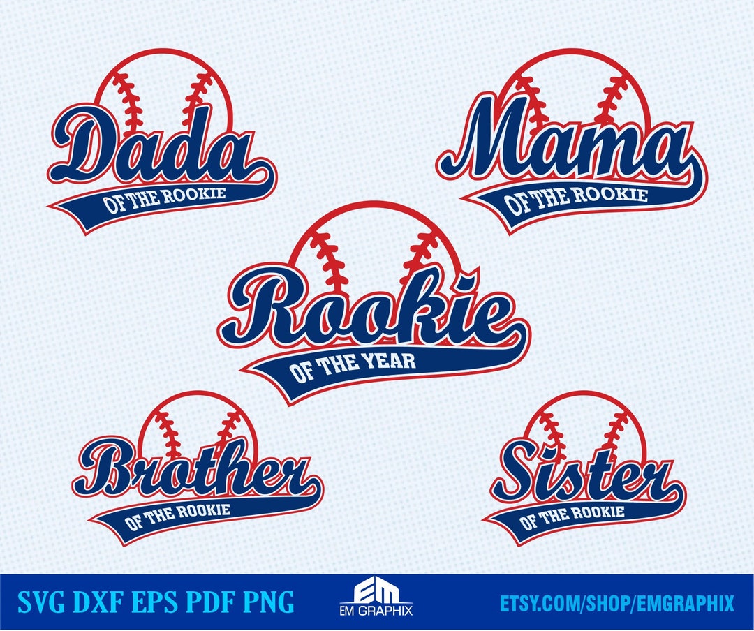 Baseball Family Matching Shirts SVG - Dada, Mama, Brother, Sister of ...