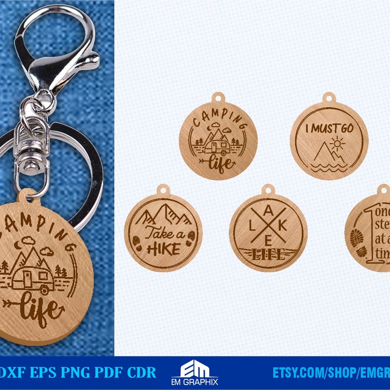 Keyrings With Sayings - Etsy