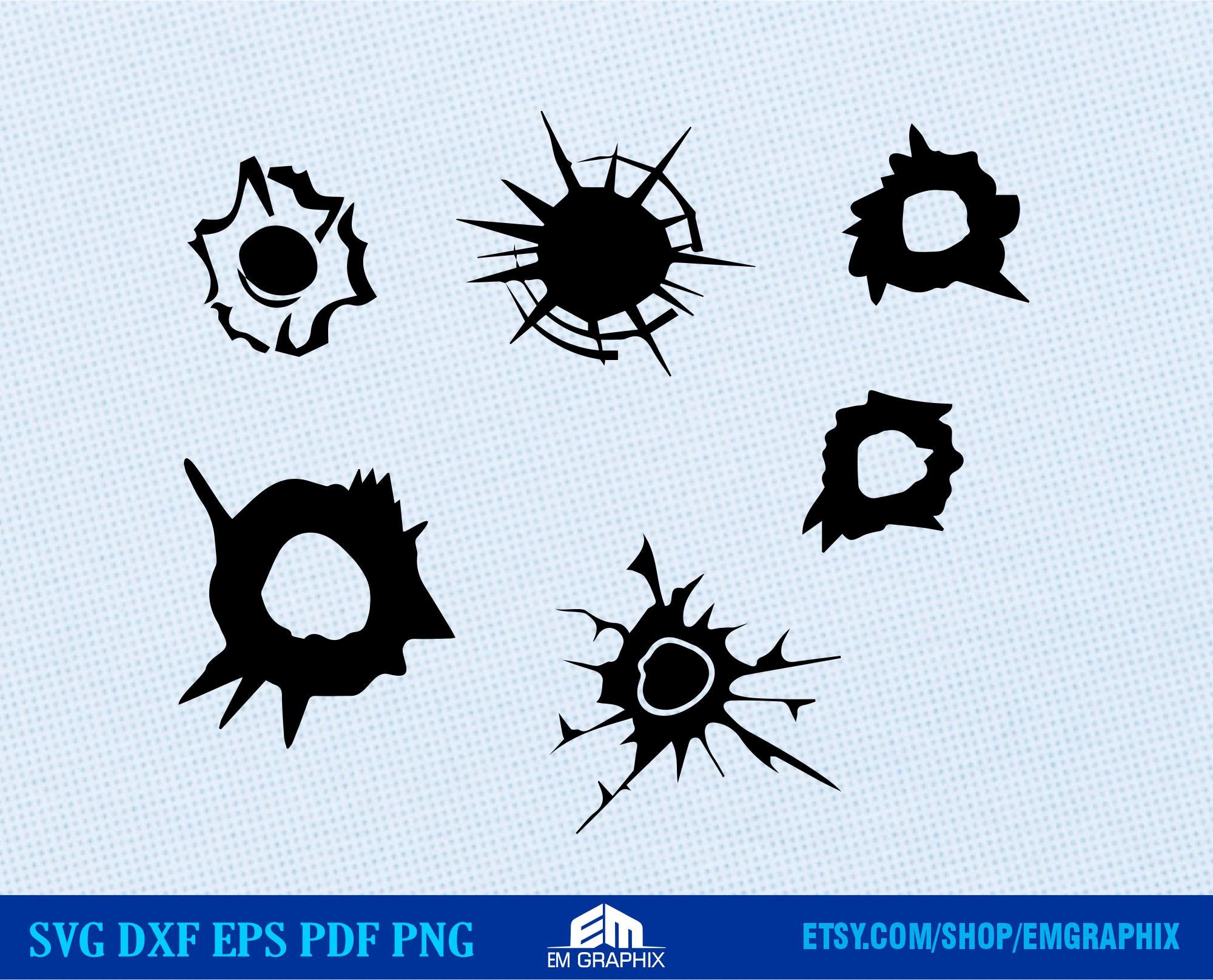 Bullet Hole Graphic Vector