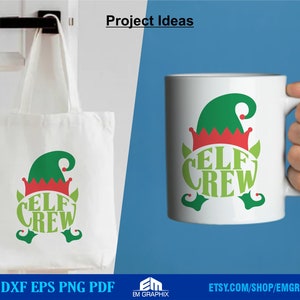 Elf Crew SVG | Elf Christmas Graphics Svg Dxf EP Png Files for Cricut ...