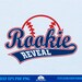 Rookie of the Year SVG, Baseball SVG, Birthday Shirt, Birthday Boy Svg ...