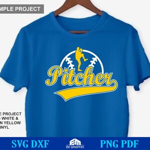 Baseball Pitcher SVG, Baseball Pitcher Shirt Graphics, Softball Pitcher ...