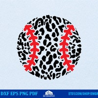 Cheetah Print Baseball PNG - Etsy