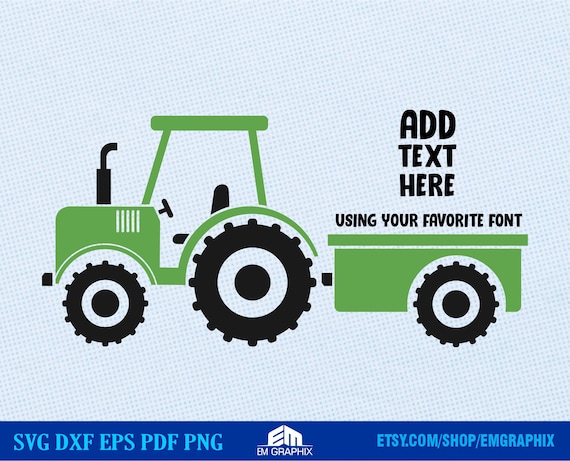 Farm Tractor SVG Tractor Svg Farm Png Farm Cut File - Etsy